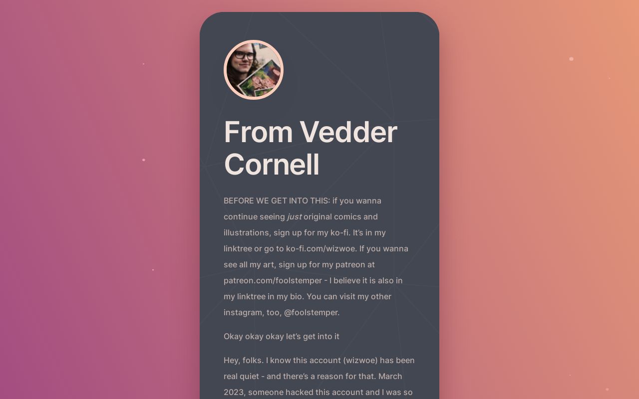 Vedder Cornell